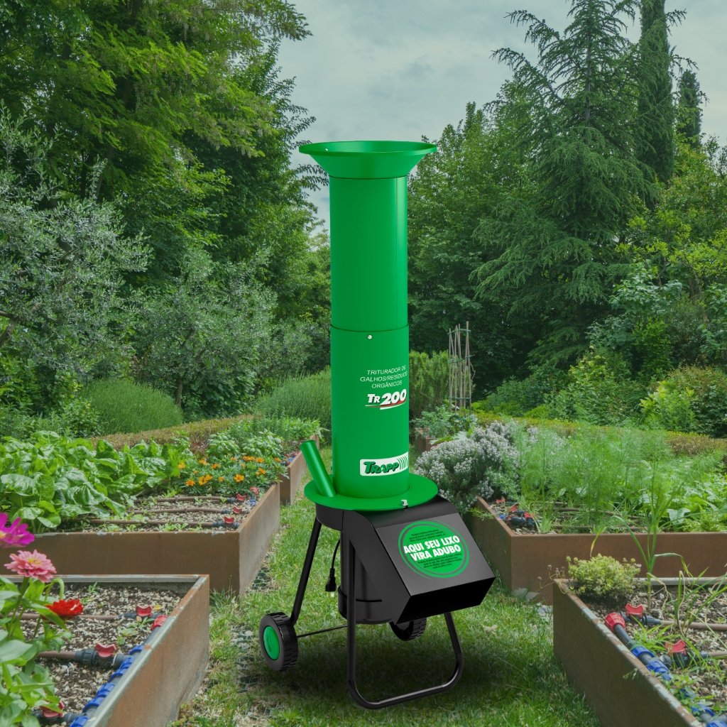 Triturador de Galhos e Resíduos TR-200 - (1,5cv) Trapp